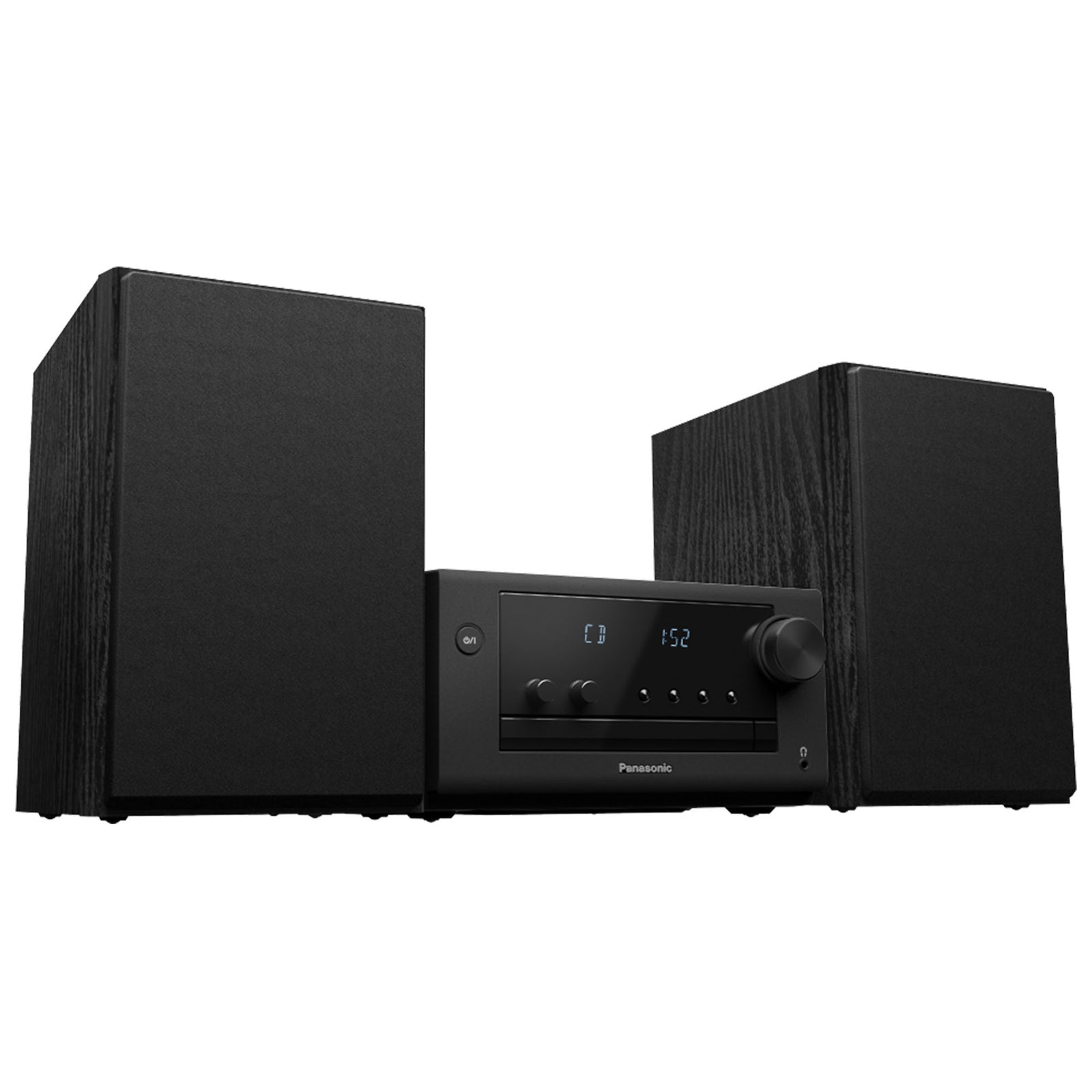 Panasonic Compact Stereo System, CD, Radio and Bluetooth -SC-PM700PP-K