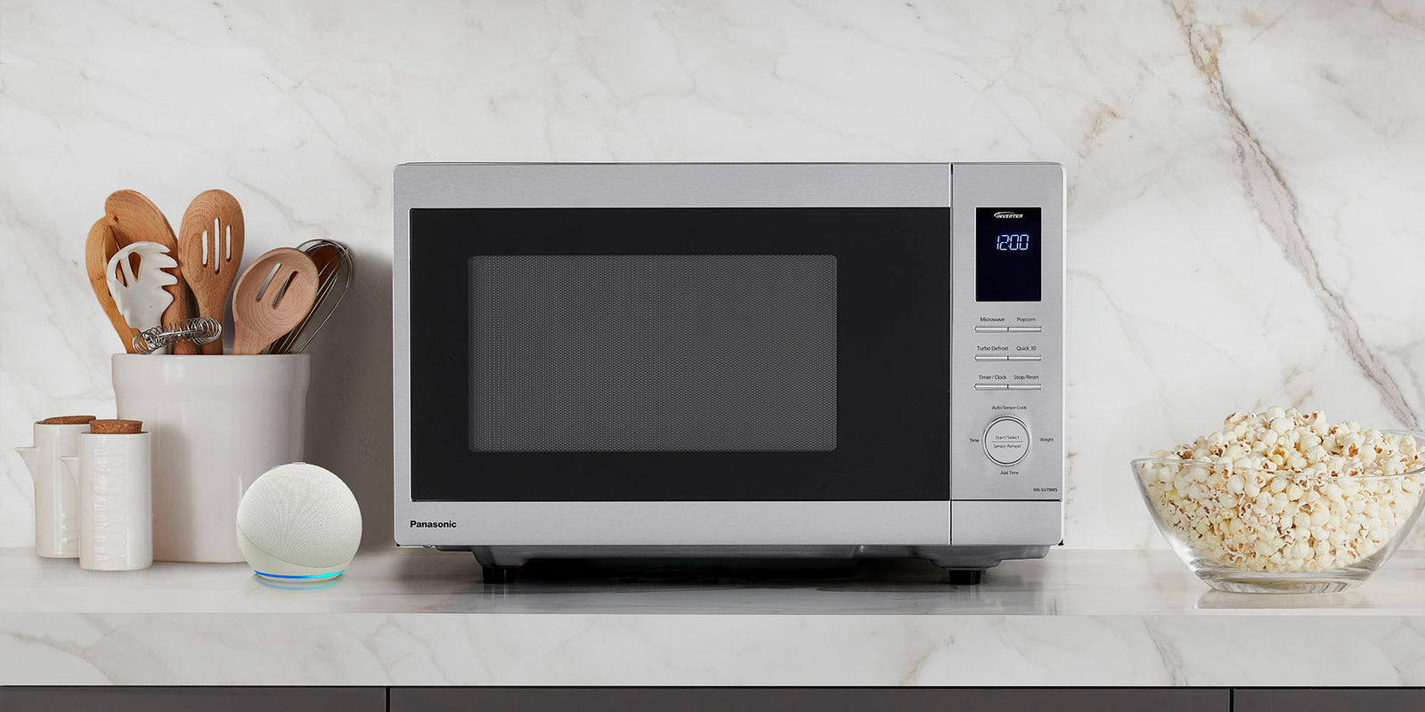 Panasonic Alexa-Enabled Smart Microwave Oven with Inverter Technology ...