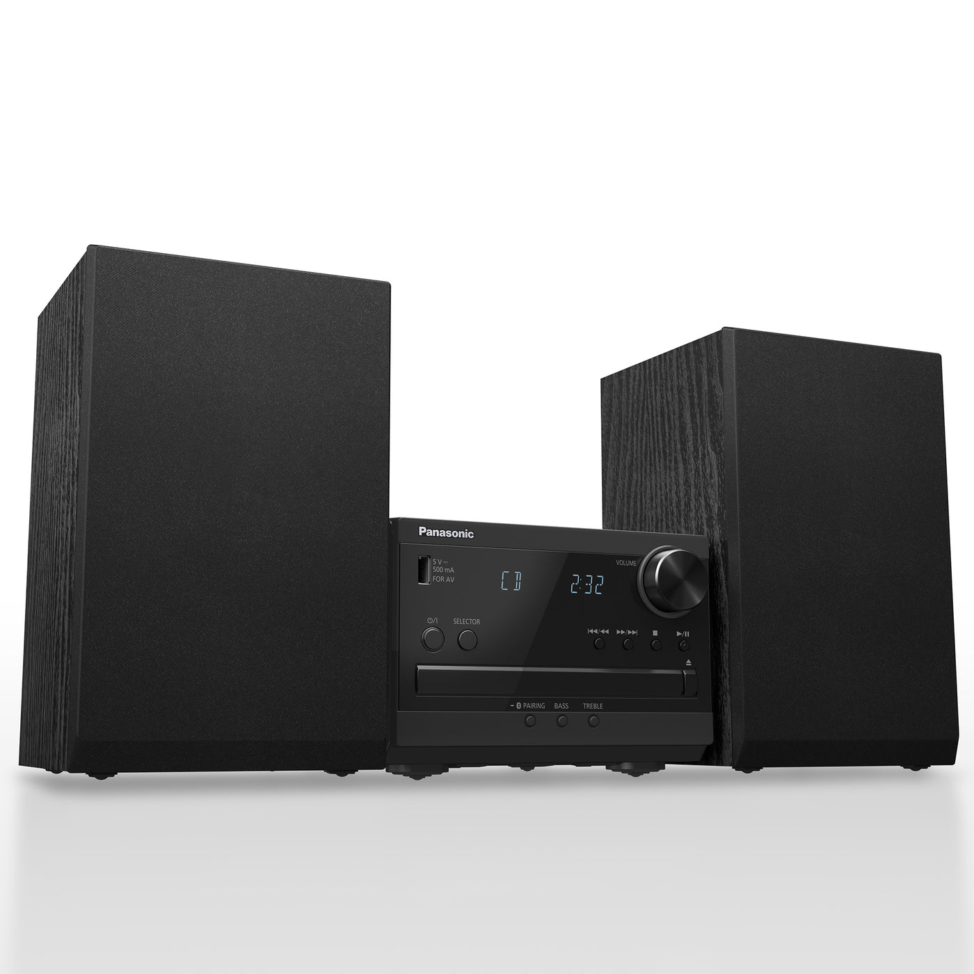 Full Range Speaker Stereo System with CD, Bluetooth and Radio