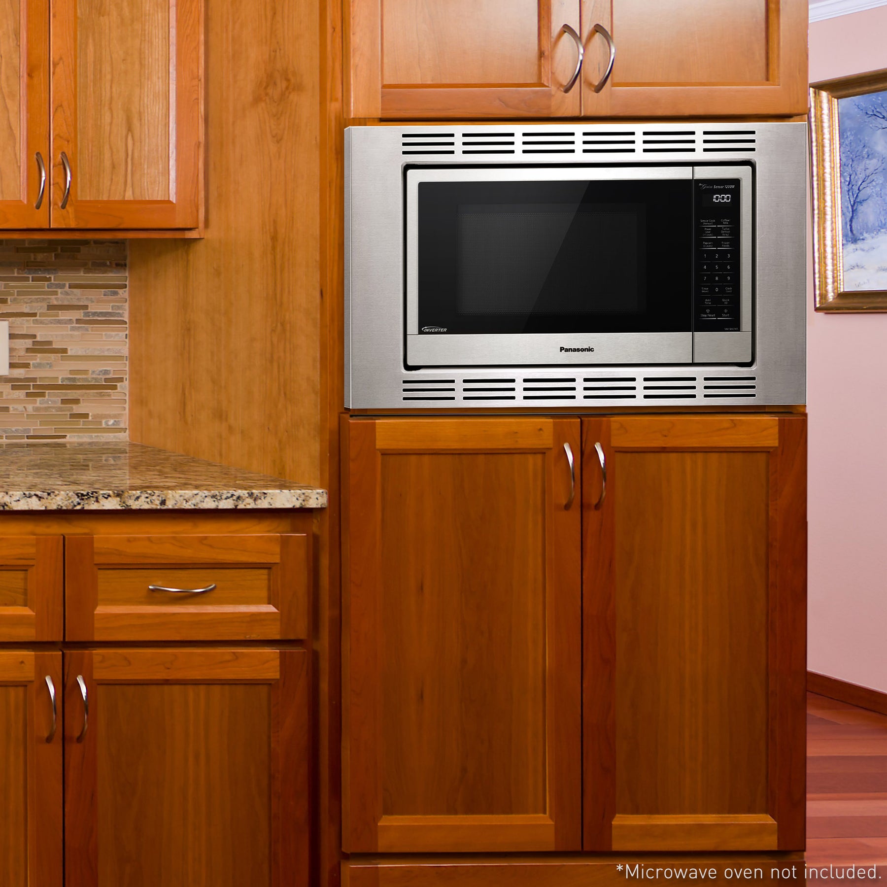 Panasonic 27-inch Built-In Microwave Oven Trim Kit for 1.2 cu. ft ...