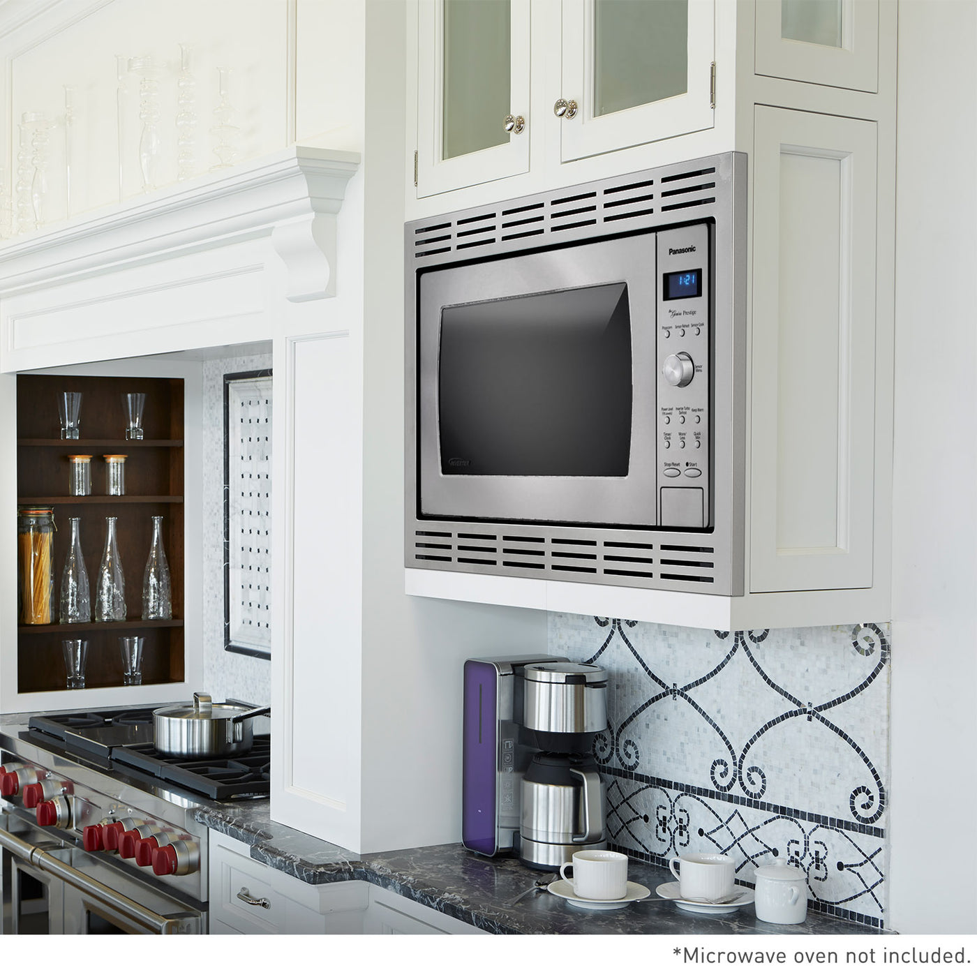 Panasonic 27-inch Built-In Microwave Oven Trim Kit for 2.2 cu. ft ...