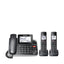 Panasonic Corded Phone System with 2 Cordless Handsets, Digital Answering Machine - KX-TGF882B