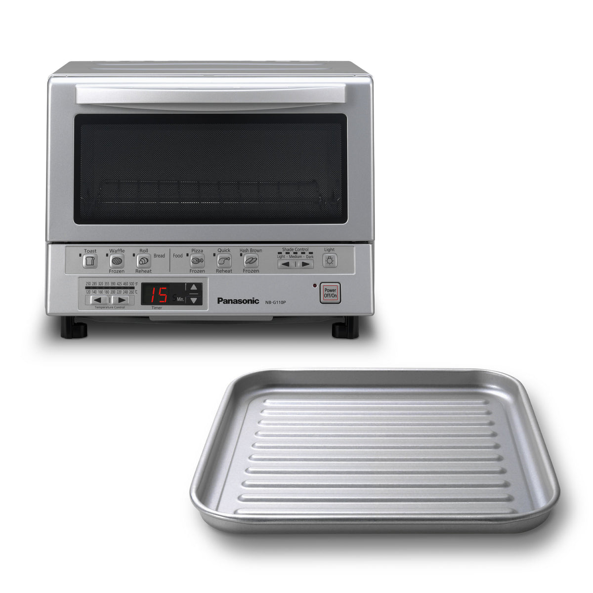 Panasonic FlashXpress™ Toaster Oven, 4-Slice Toaster 1300W - NB-G110P