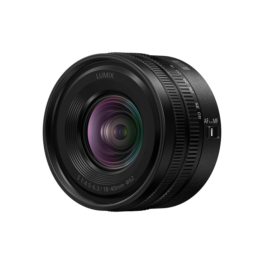 Panasonic LUMIX S Series 18-40mm F4.5-6.3 L-Mount Lens - S-R1840