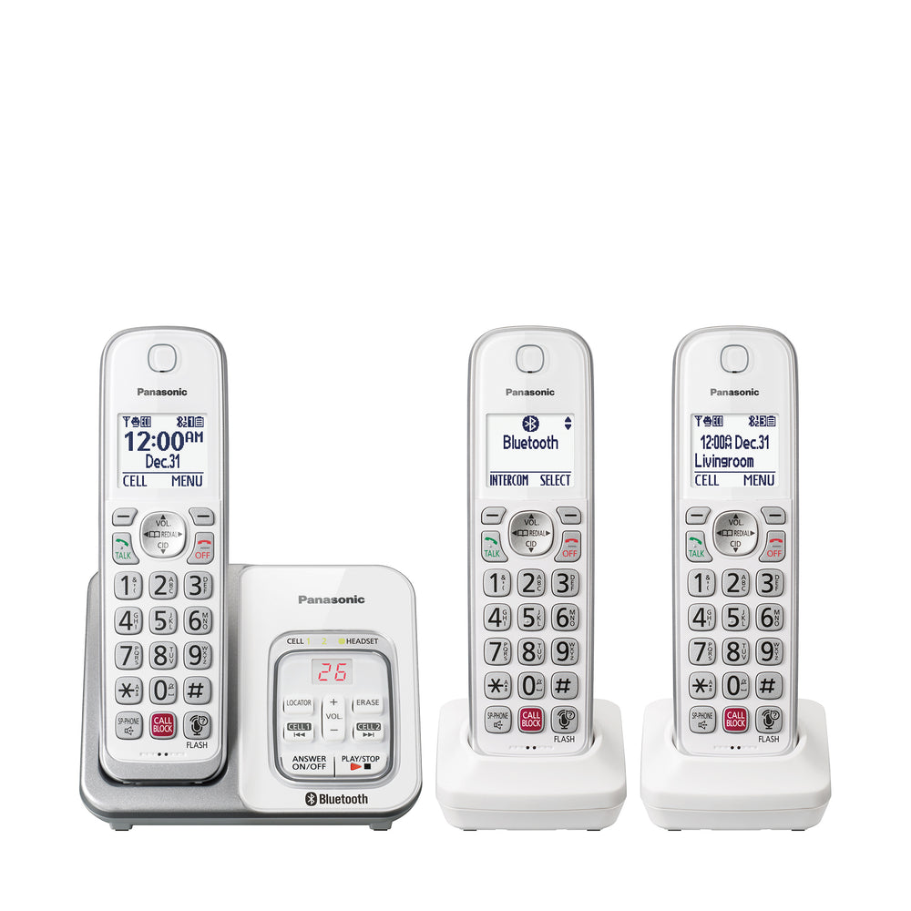 Panasonic Link2Cell Cordless Phone System with Digital Answering System, KX-TGB86x Series