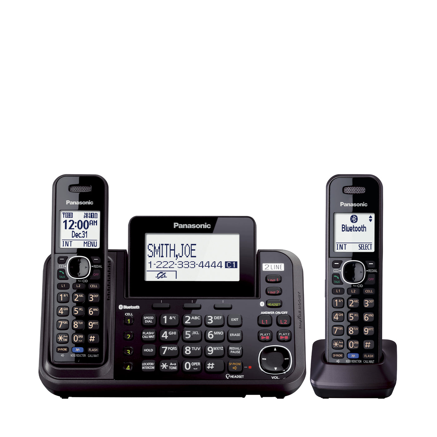 Panasonic Link2Cell Cordless Phone System with Digital Answering System, KX-TG954x Series