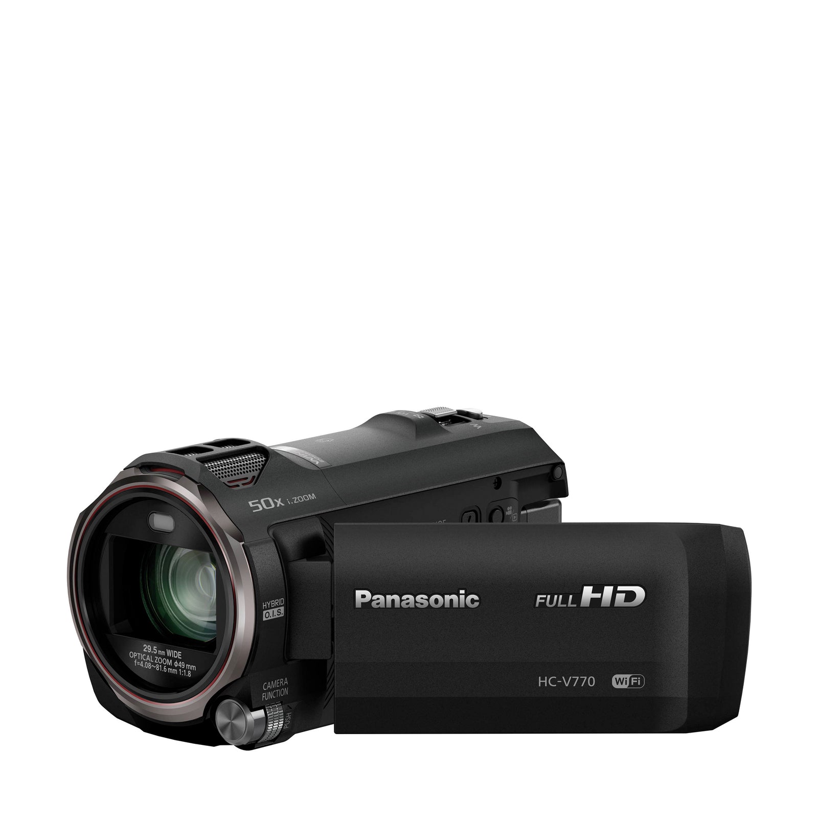 Panasonic Full HD Camcorder with 24X Optical Zoom, HDR Capture - HC-V770K