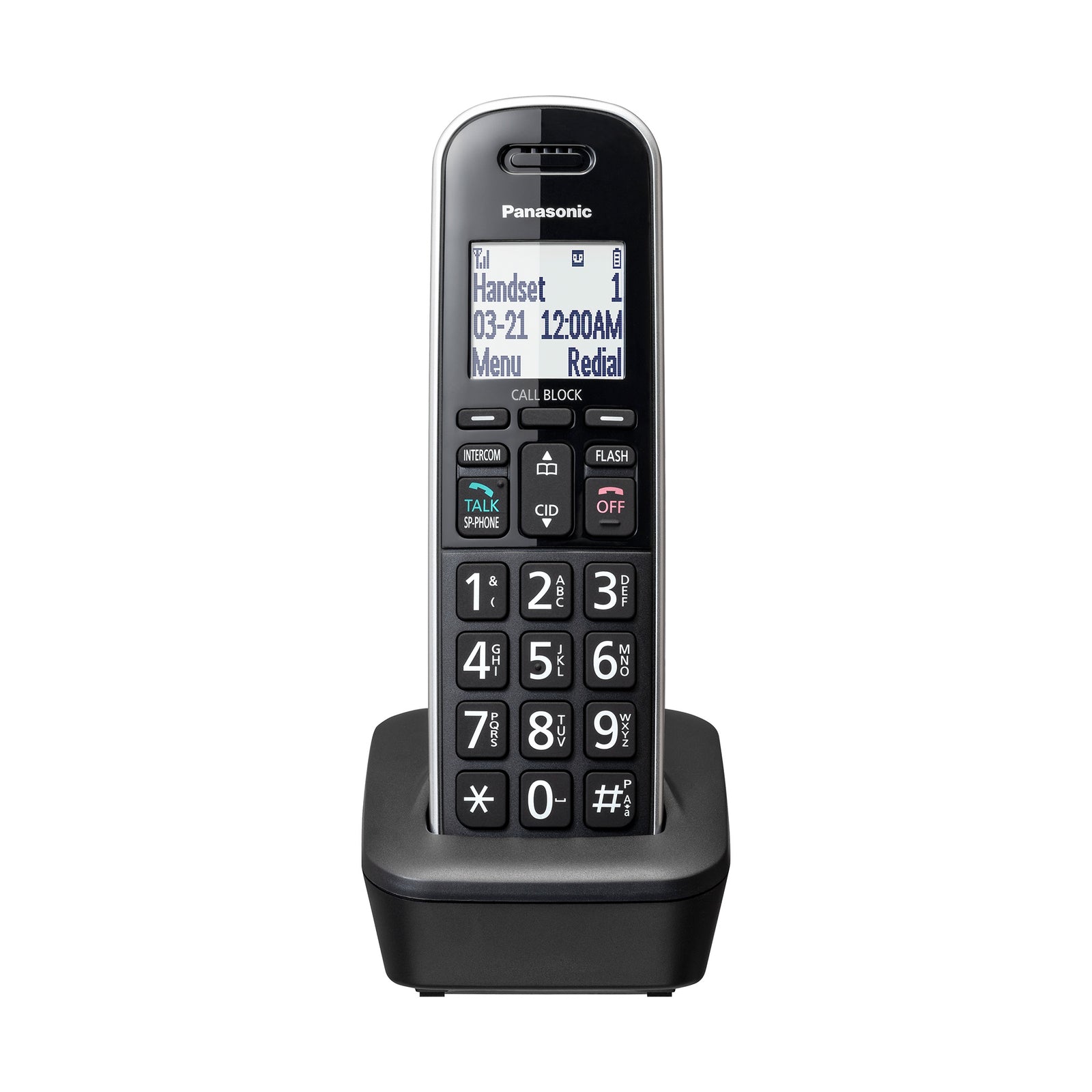 Panasonic Compact Cordless Handset, Add-on Handset for TGB85x Series ...